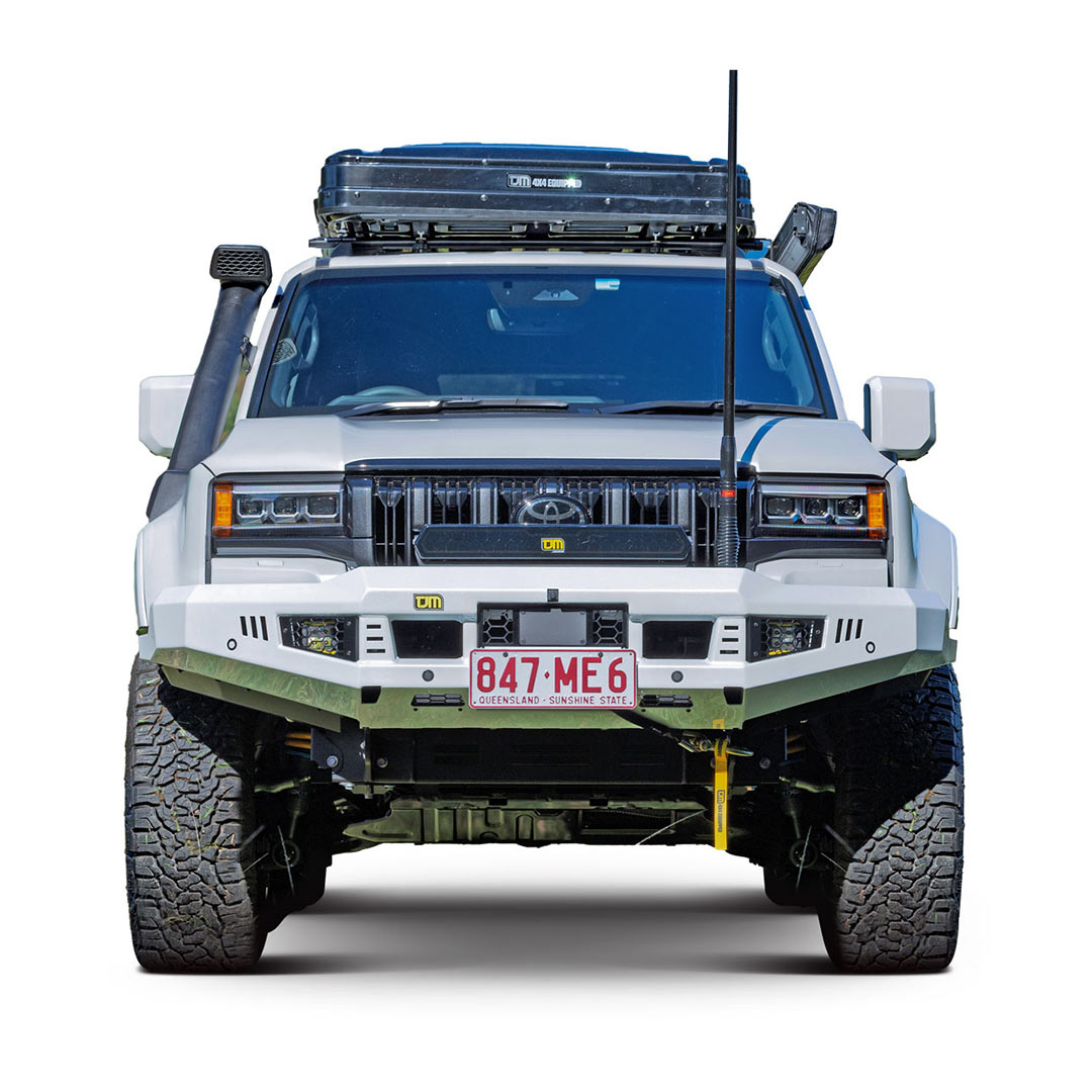 TJM Venturer Bull Bar Black Steel To Suit Toyota Prado 250 Series 11/24 ...