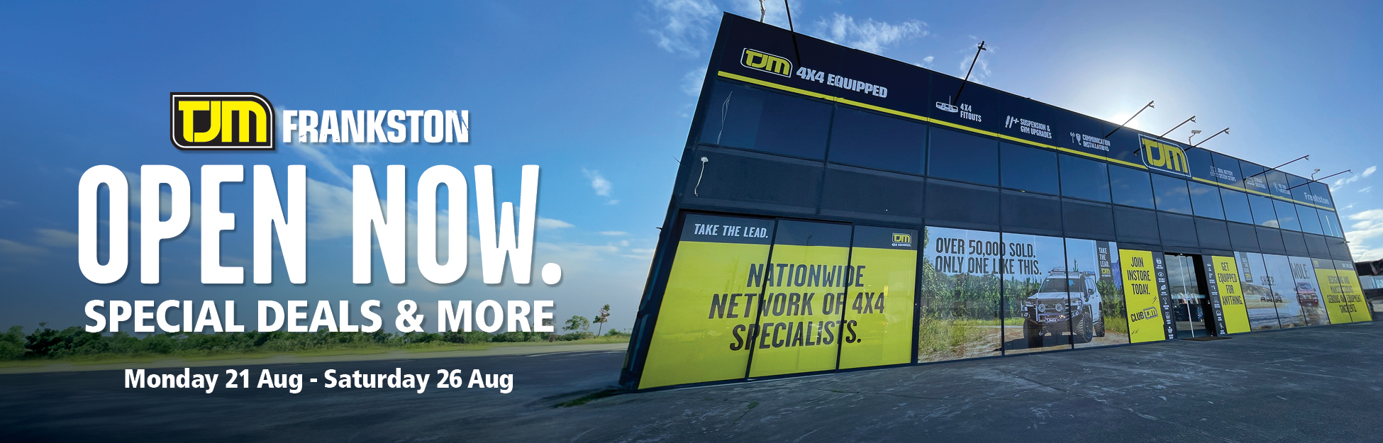 TJM Frankston Grand Opening Week! | TJM